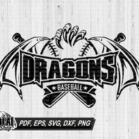 Dragons Football Svg File - Etsy