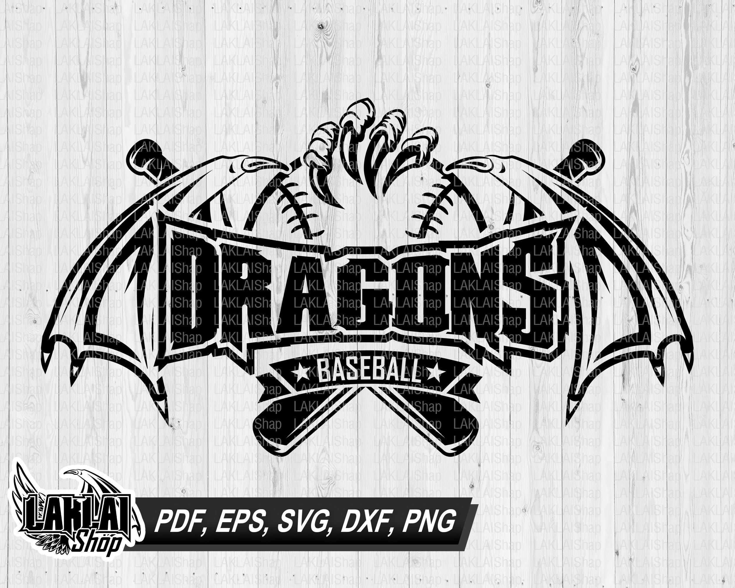 Dragons Baseball Svg, Dragons Svg, Dragons Spirit Svg, Dragons Mascot ...