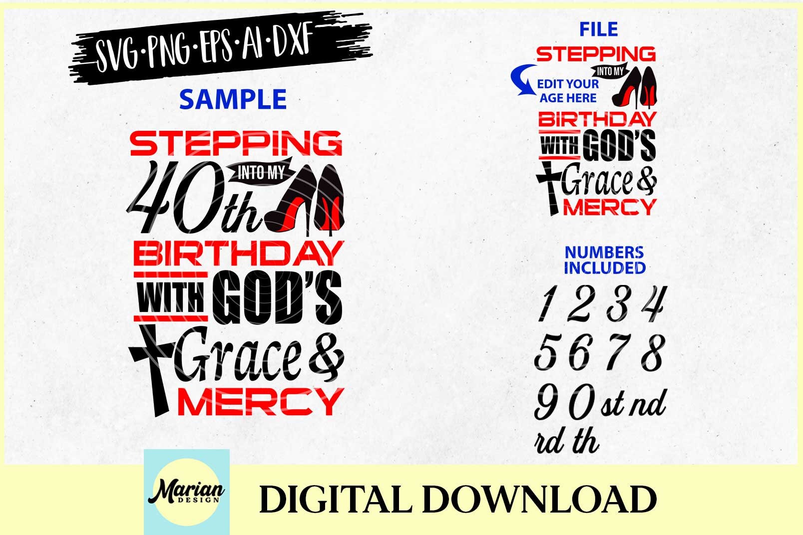 Stepping Into My 40th Birthday With God's Grace and Mercy - Etsy