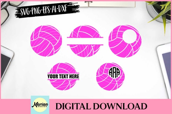 Volleyball SVG Bundle Volleyball Svg Volleyball Monogram - Etsy