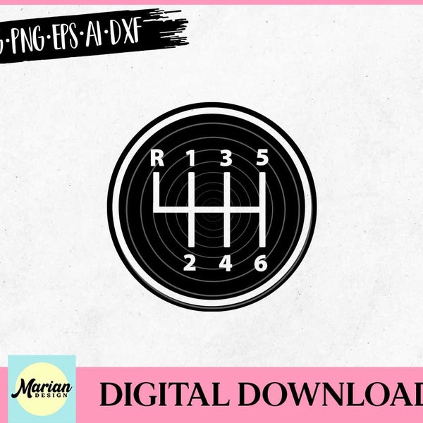 Gear Shift Svg - Etsy