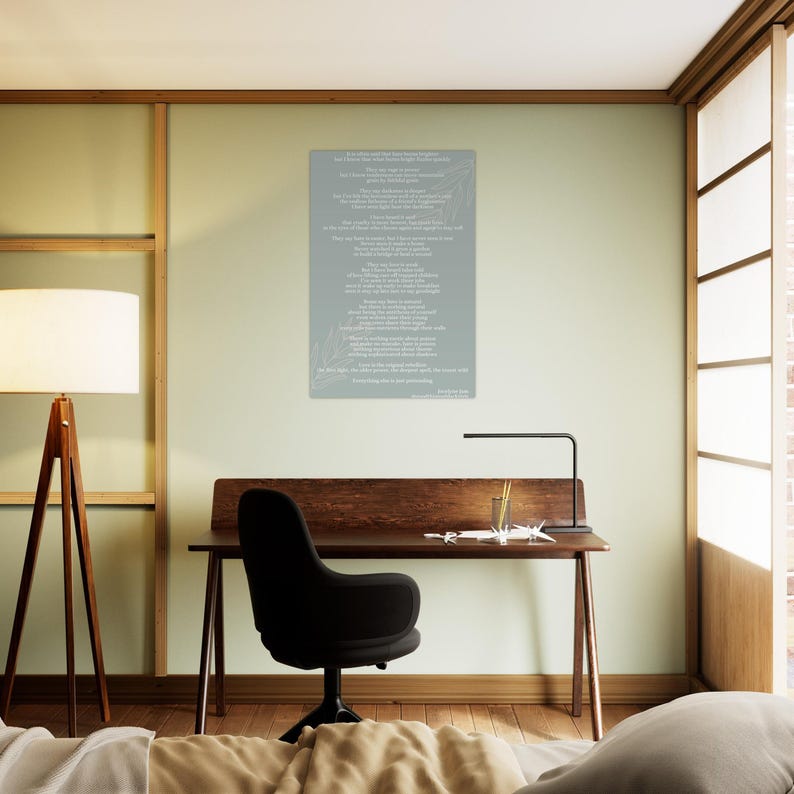 The Original Rebellion Poem Print: Typography Wall Art (digital ...