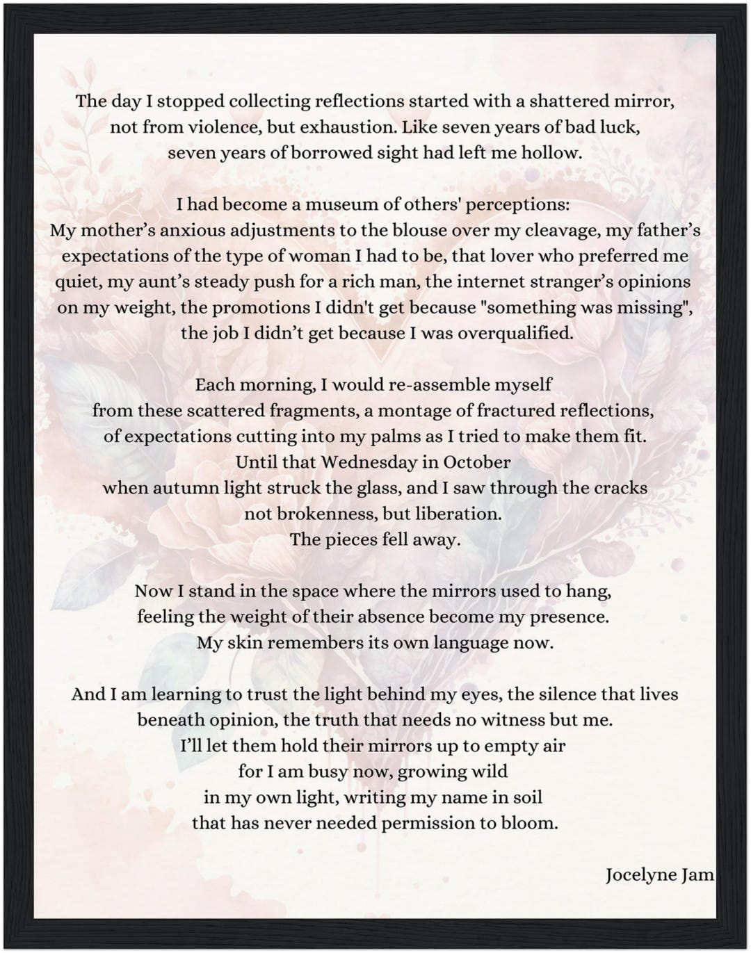 Others' Opinions, Printable Poetry, Original Poetry Print, Typography ...