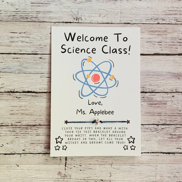 Science Bracelet - Etsy