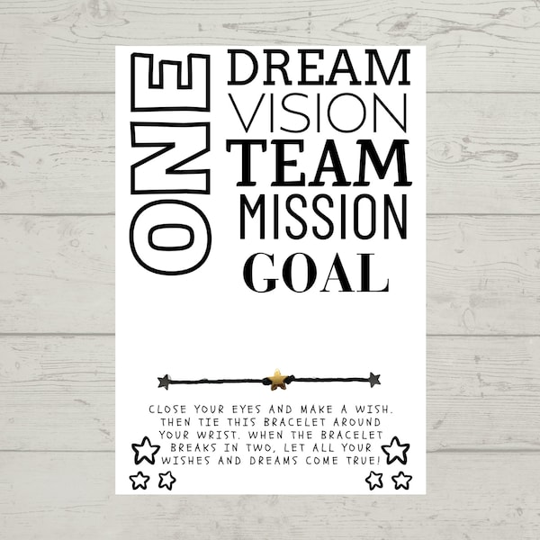 One Team One Goal - Etsy