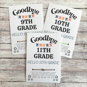 Goodbye ... HELLO ... (fill-in Grades) END of SCHOOL Year Wish ...