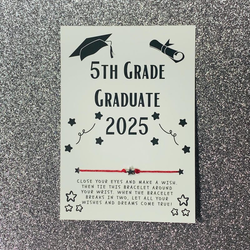 5th Grade Graduation - Etsy