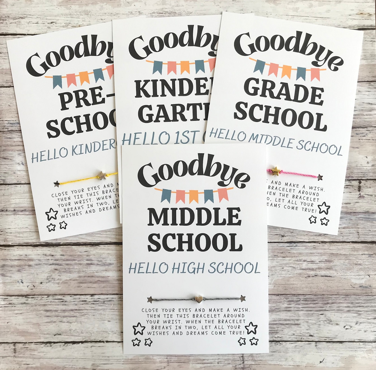 Goodbye ... HELLO ... (fill-in Grades) END of SCHOOL Year Wish ...