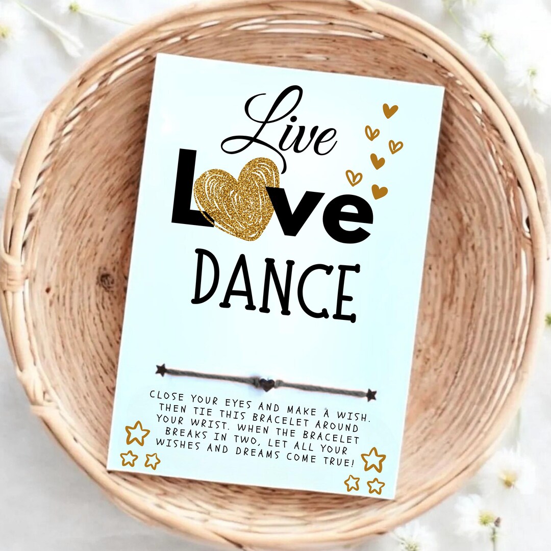 Dance Gifts, Wish Bracelet, Dance Teacher Gifts, Gift for Dancer, Dance ...