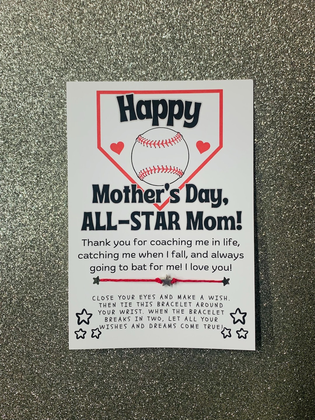 BASEBALL MOM Mother's Day, All Star Baseball Mom, Baseball Mothers Day ...
