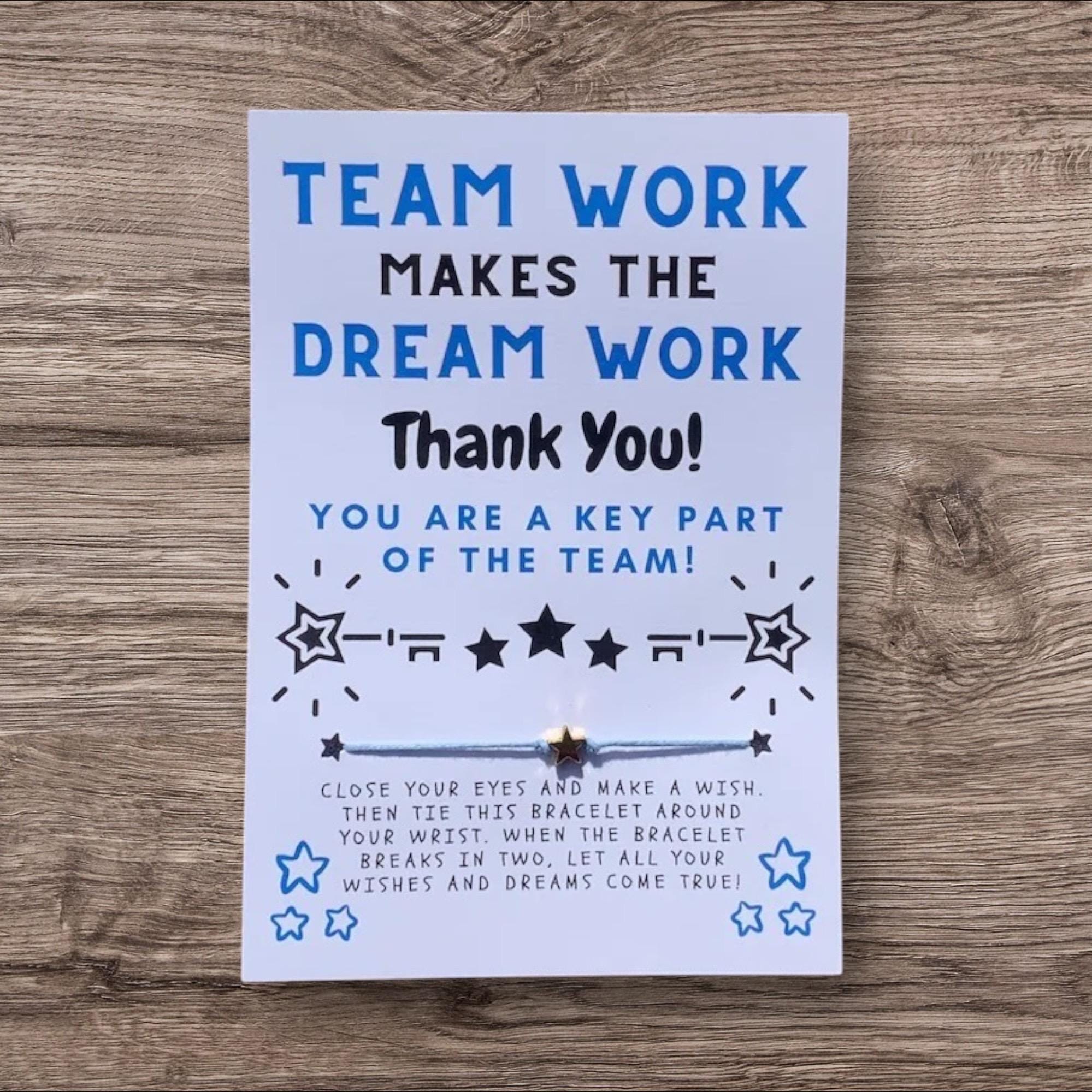 Teamwork Makes the Dream Work, Team Appreciation, Employee Appreciation ...