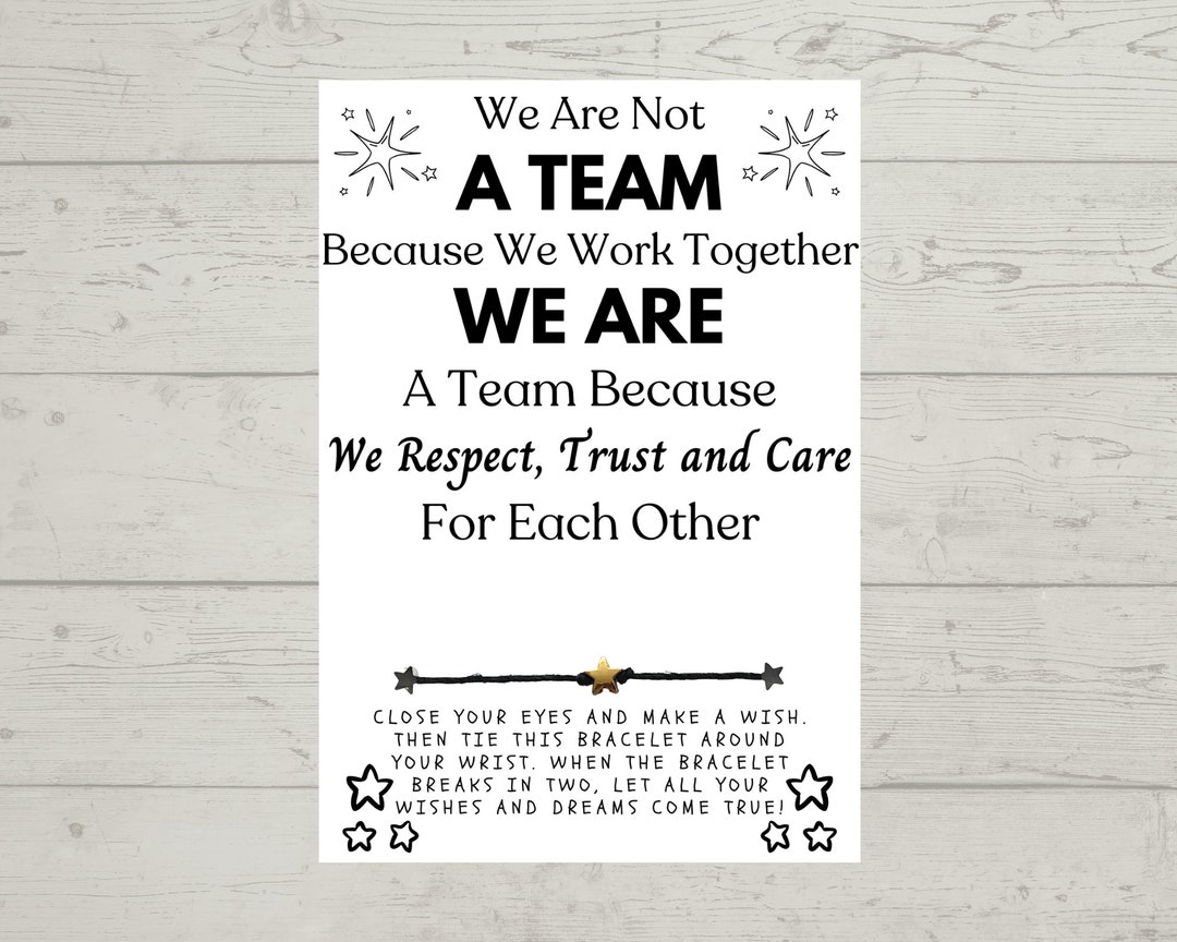 Team Inspiration Gift Best Team Ever Gift Appreciation Day Gift ...