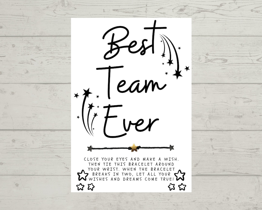 Team Gift Best Team Ever Gift Team Appreciation Employee Gift Sports ...