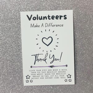 Volunteer Gift, Volunteer Thank You, Volunteer Appreciation, Thank You ...