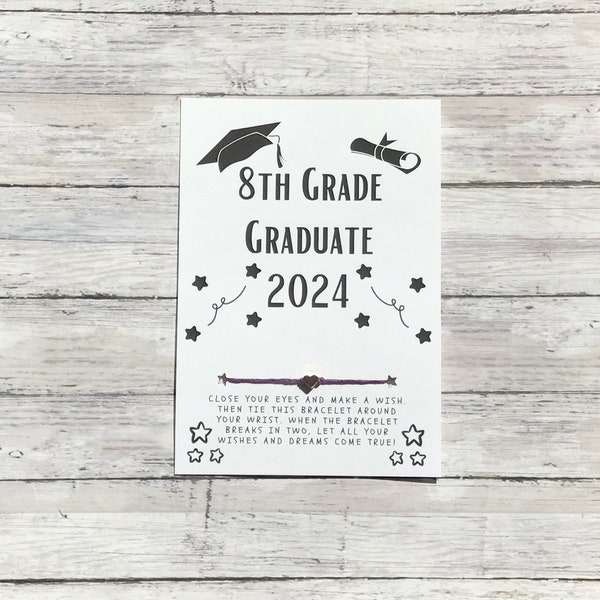 8th Grade Graduation Poem - Etsy