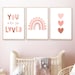 You Are so Loved Nursery Wall Art, Printable Nursery Wall Art, Rainbow ...