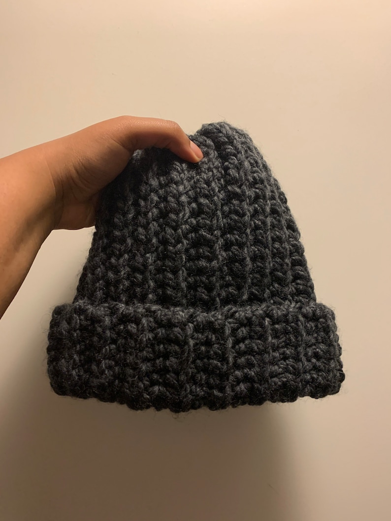 Custom Chunky Crochet Beanie - Etsy