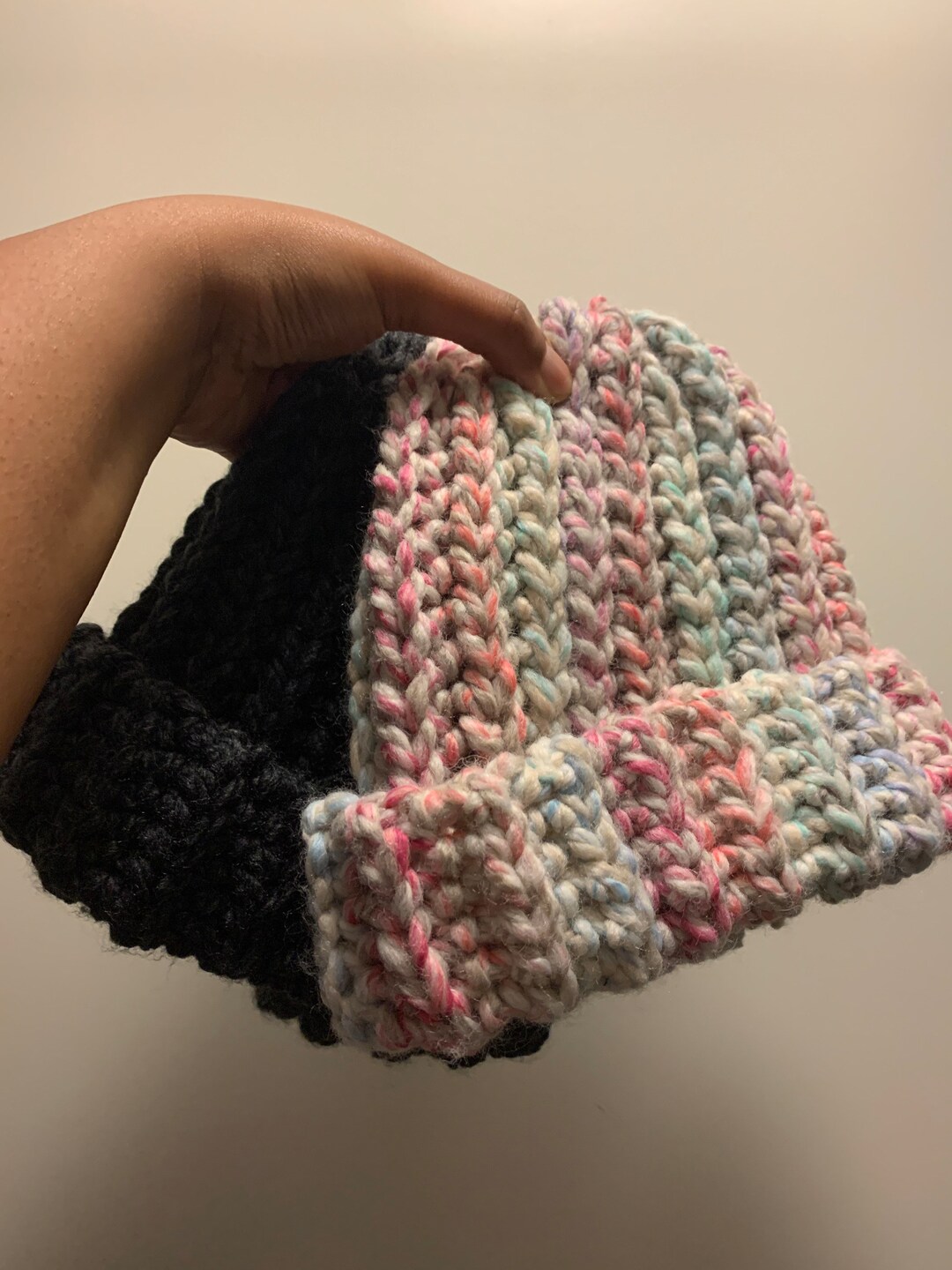 Custom Chunky Crochet Beanie - Etsy