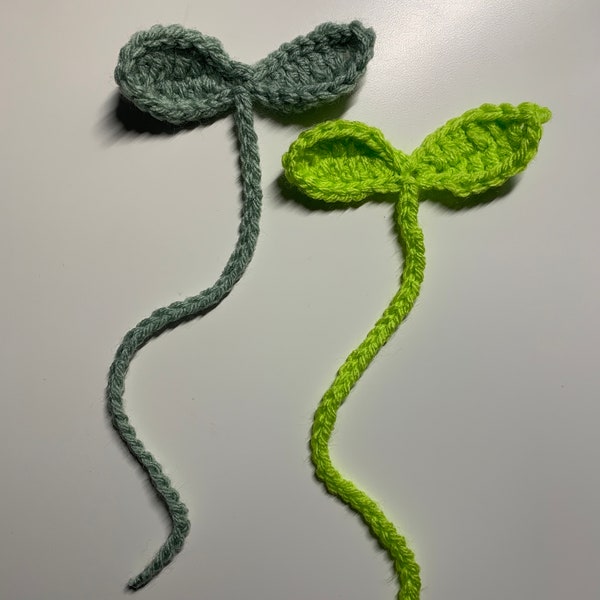 Crochet Leaf Sprout for Headphone Pattern - Etsy