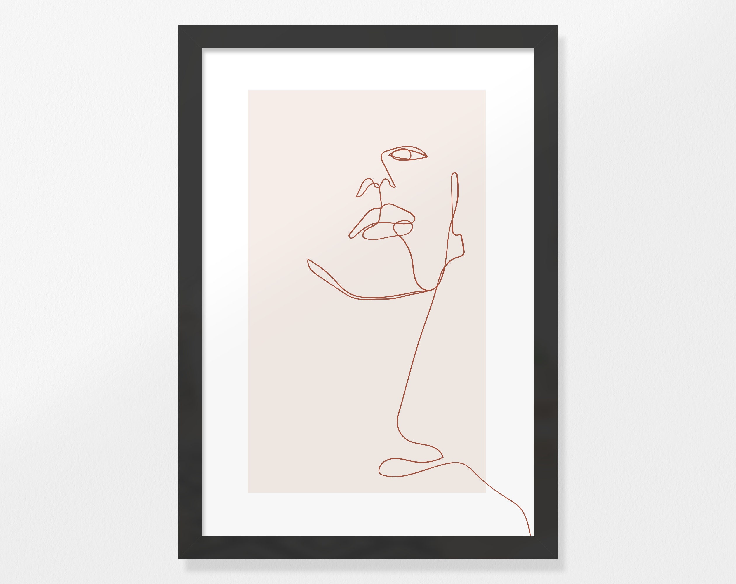 Line Art Print, Abstract Drawing Print, Abstract Line Art, Printable ...