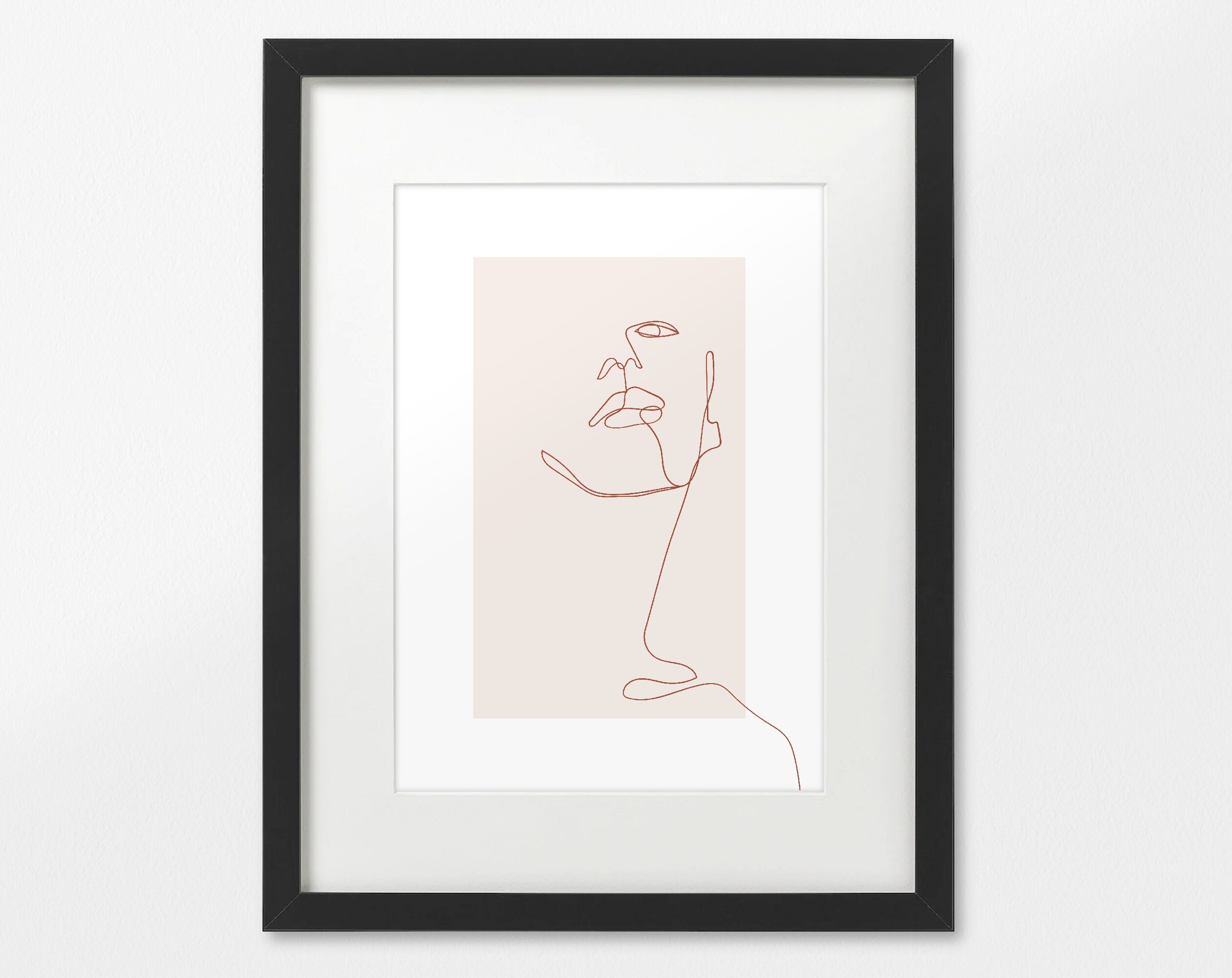 Line Art Print, Abstract Drawing Print, Abstract Line Art, Printable ...