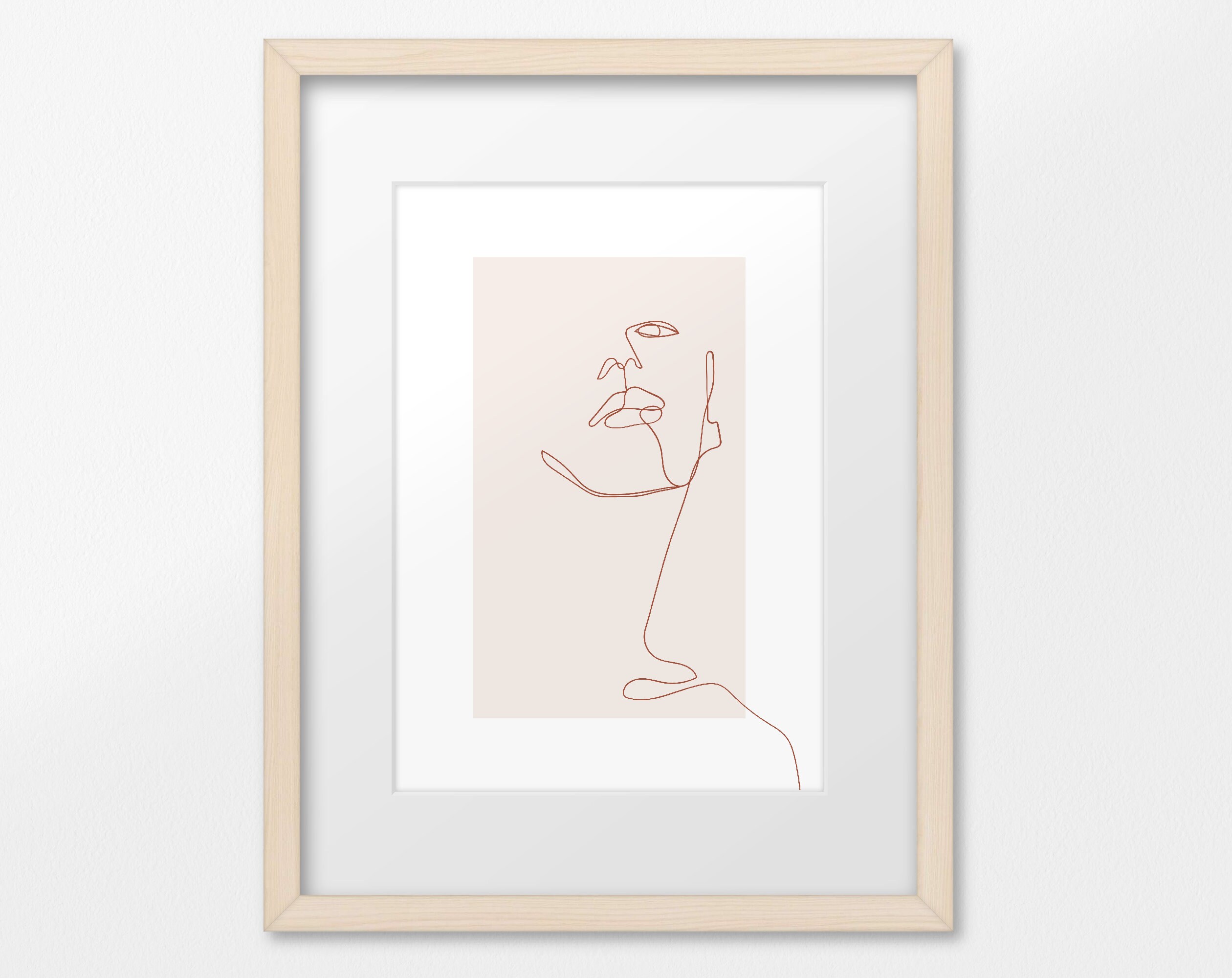 Line Art Print, Abstract Drawing Print, Abstract Line Art, Printable ...