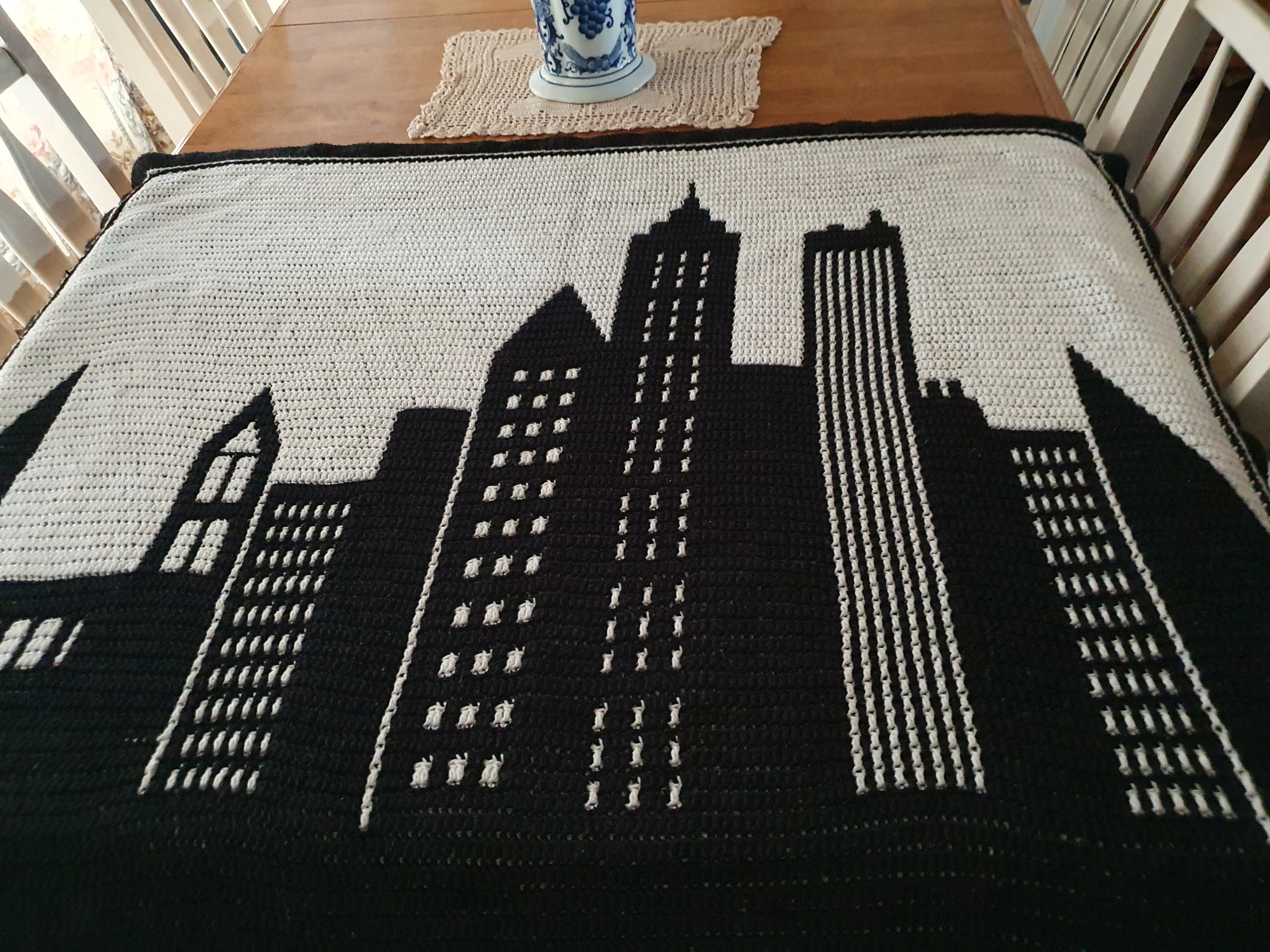 EASY MOSAIC SKYLINE Crochet Pattern - Etsy