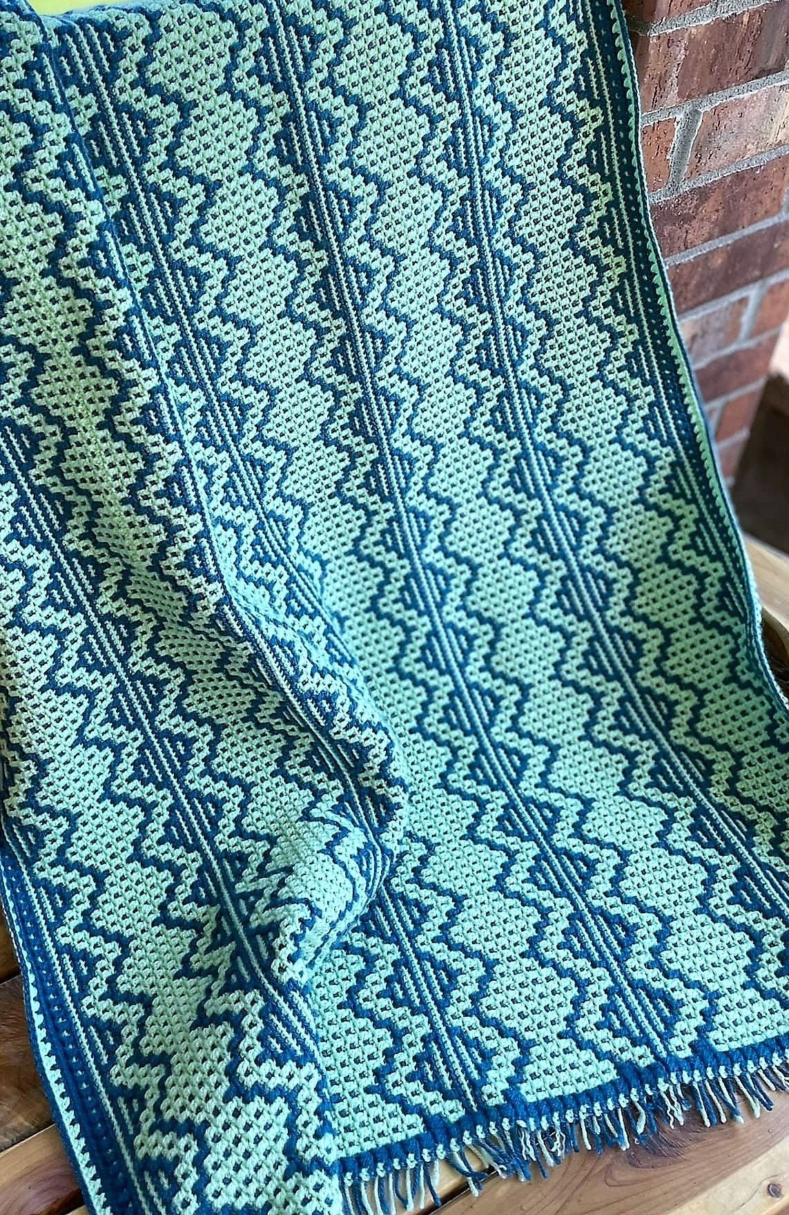 WAFFLE STRAND Mosaic Overlay Crochet Pattern - Etsy