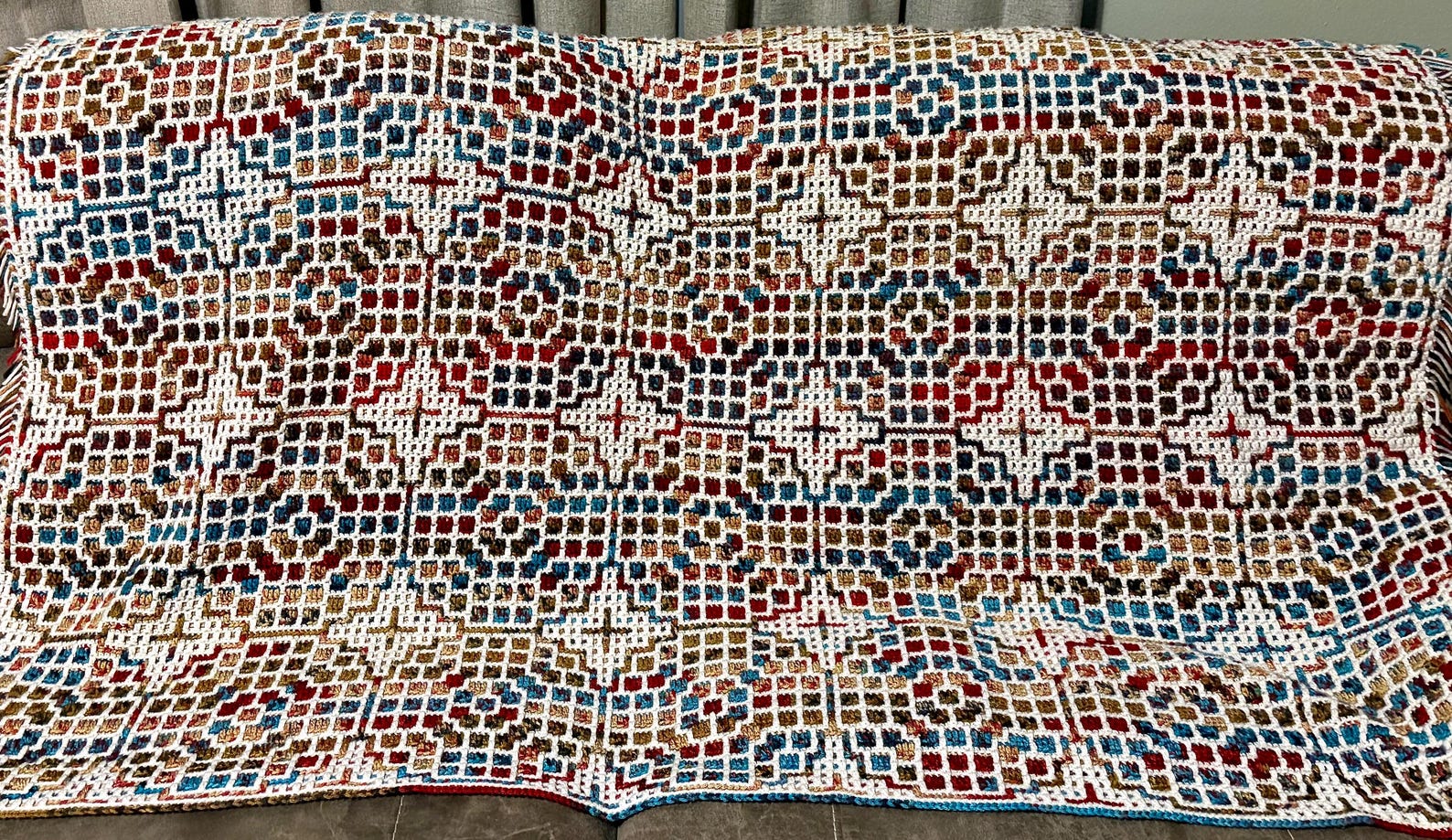 SHIELD WALL Mosaic Overlay Crochet Pattern - Etsy