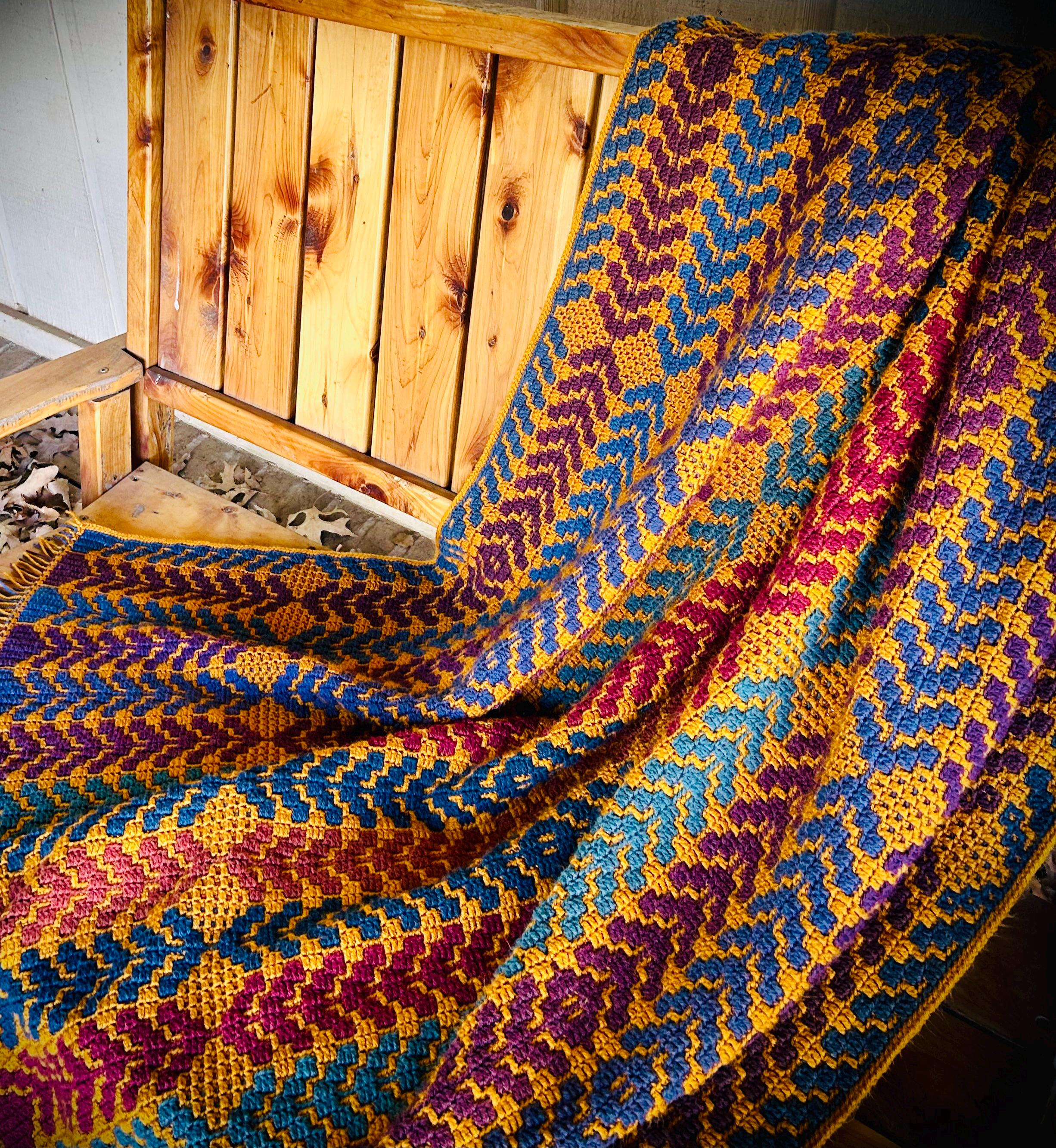 Desert Wind Mosaic Overlay Crochet Pattern - Etsy