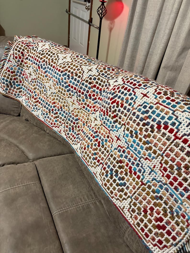 SHIELD WALL Mosaic Overlay Crochet Pattern - Etsy