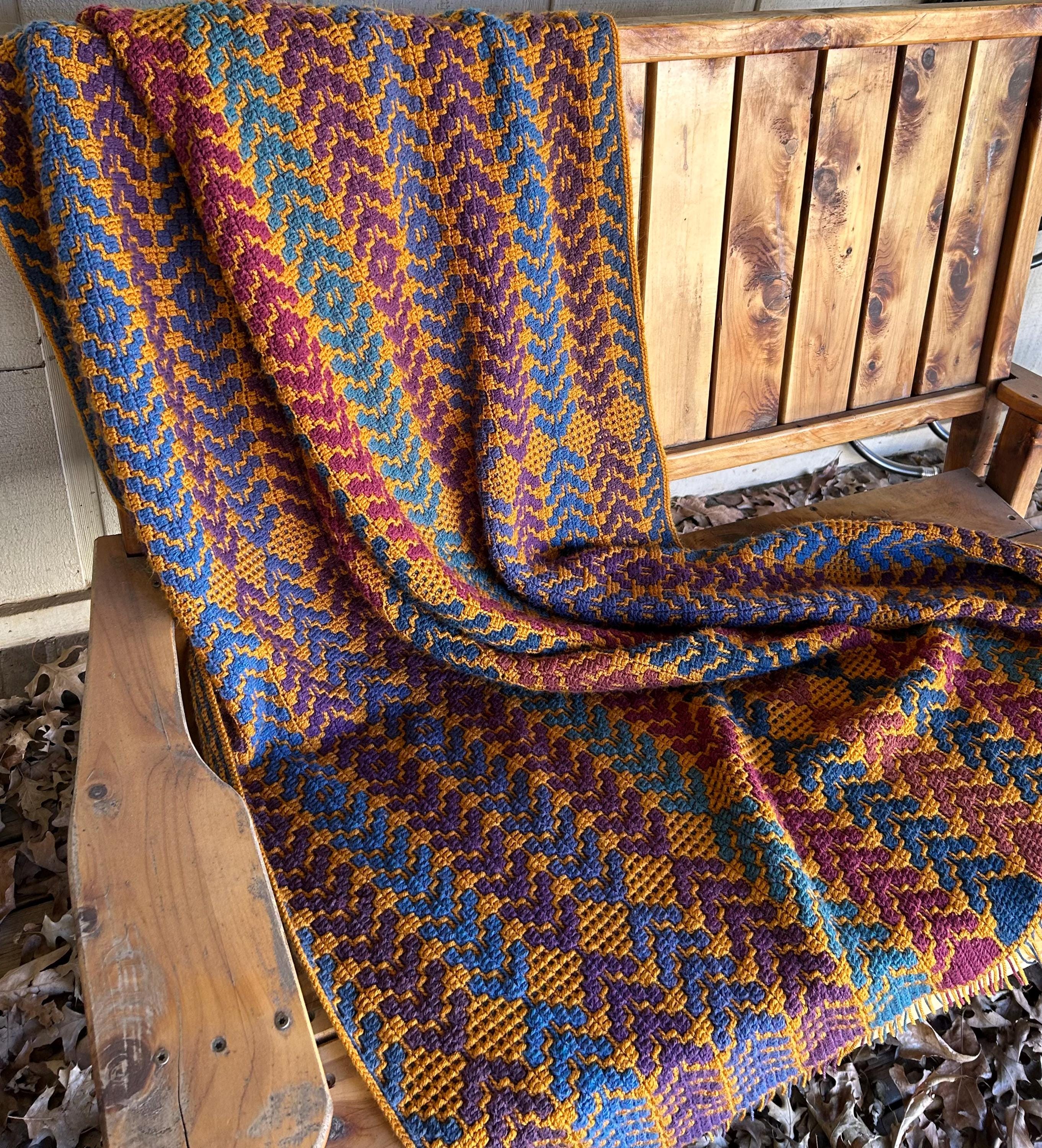 Desert Wind Mosaic Overlay Crochet Pattern - Etsy