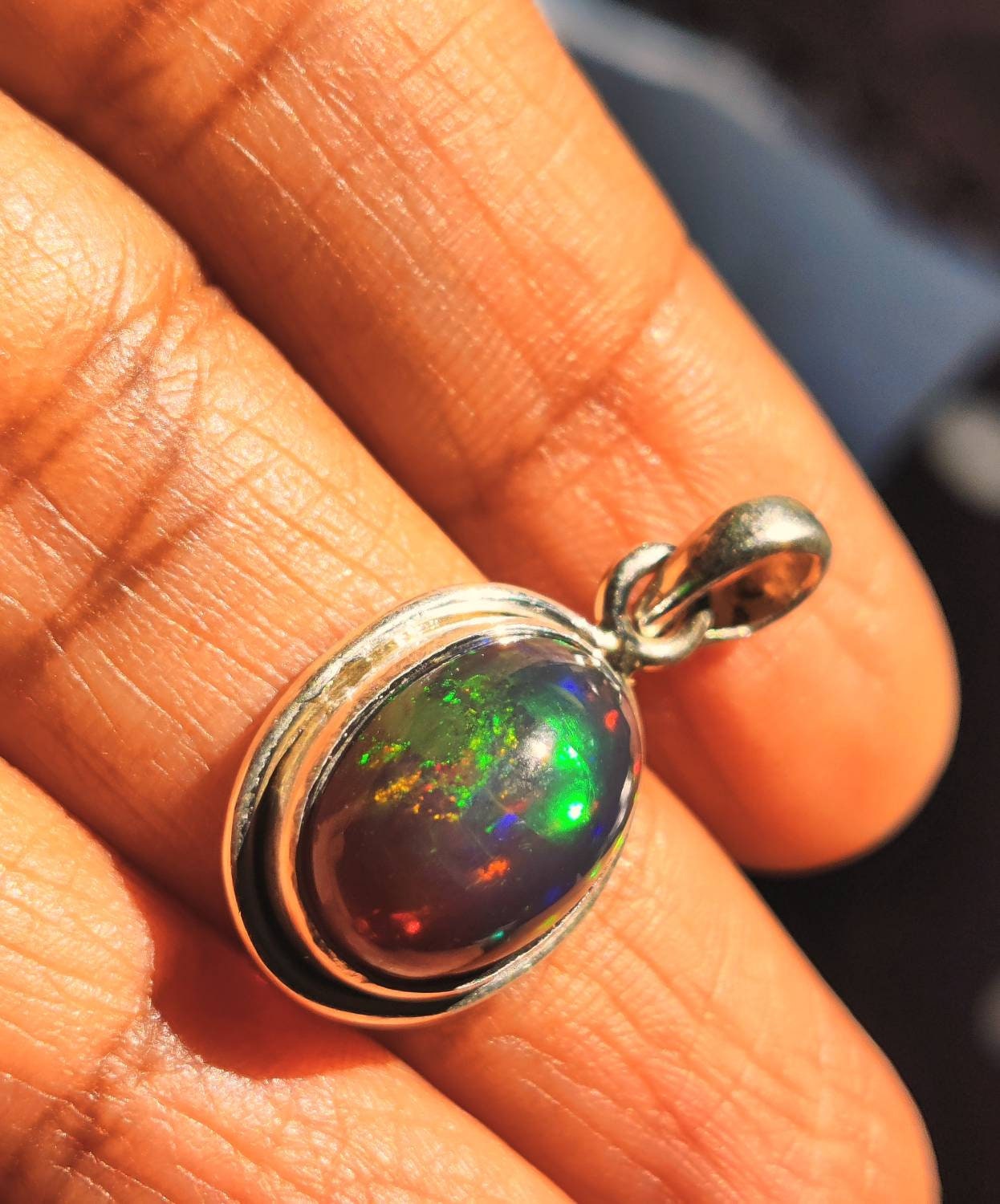Black opal charm store