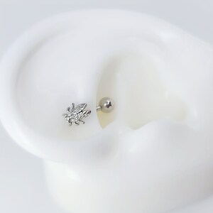 16G Little Vintage Bug Piercing #rook, Curved Barbell Cartilage ...