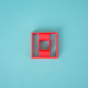 Square Donut Polymer Clay Cutter Geometric Clay Cutter - Etsy