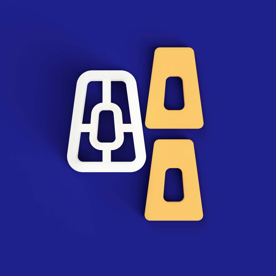 Trapezoid Geometric Cutter for Polymer Clay 1006, Polymer Clay Tools - Etsy