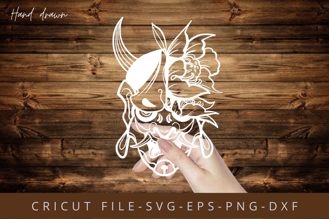 Hanya Tattoo Hanya Maske Kunst Hanya SVG Hanya Maske PNG - Etsy.de