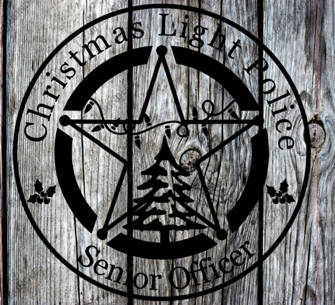 Christmas Light Police *digital SVG File* - Etsy