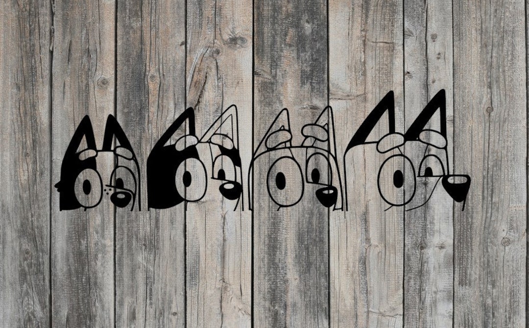 Blue Heeler Peeker digital SVG File - Etsy Canada