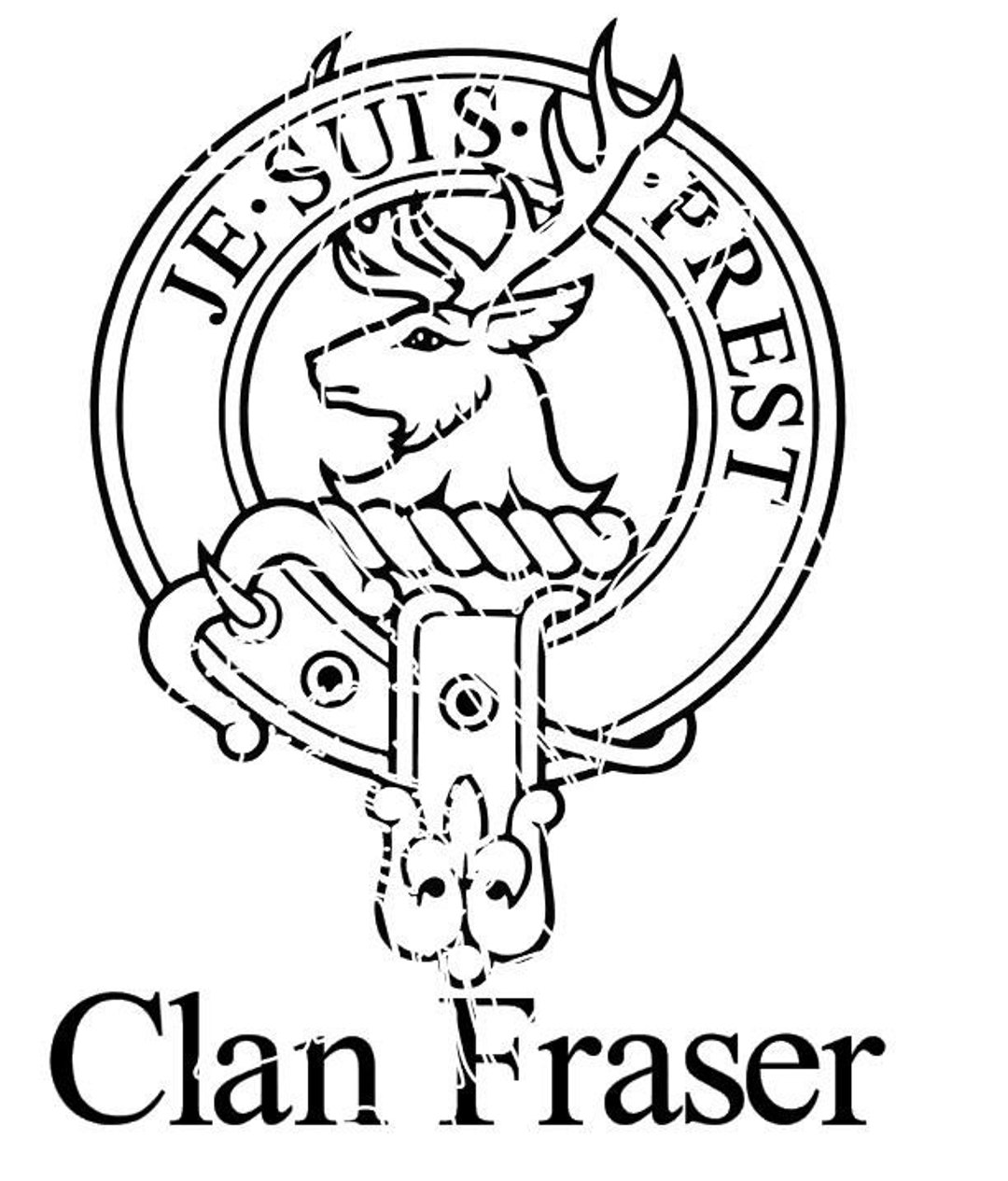 Clan Fraser Crest *digital SVG File* - Etsy
