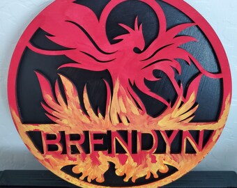 Phoenix Name Sign - Etsy