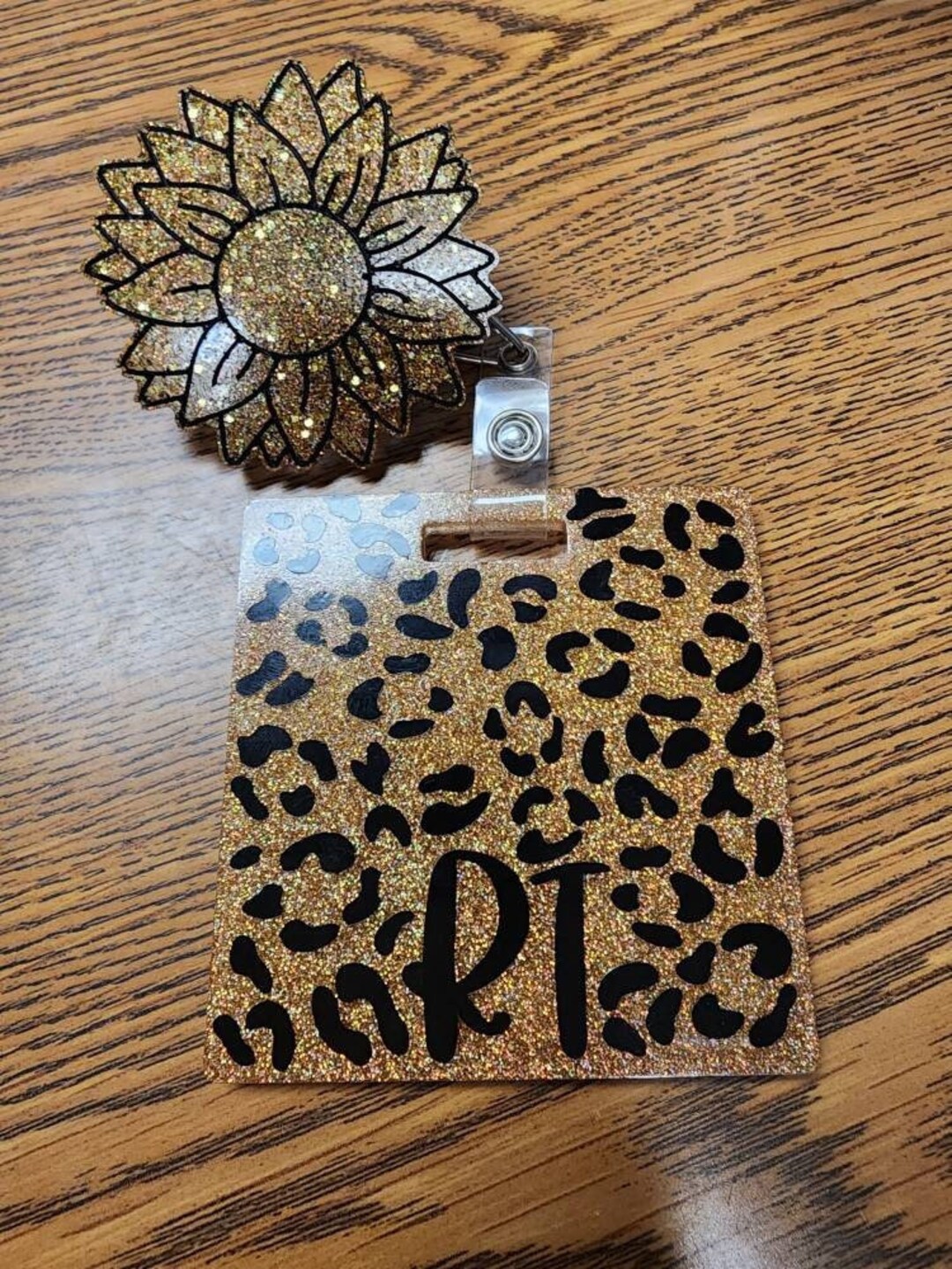 Custom Leopard Print Badge Buddy (badge Reel Not Included) - Etsy
