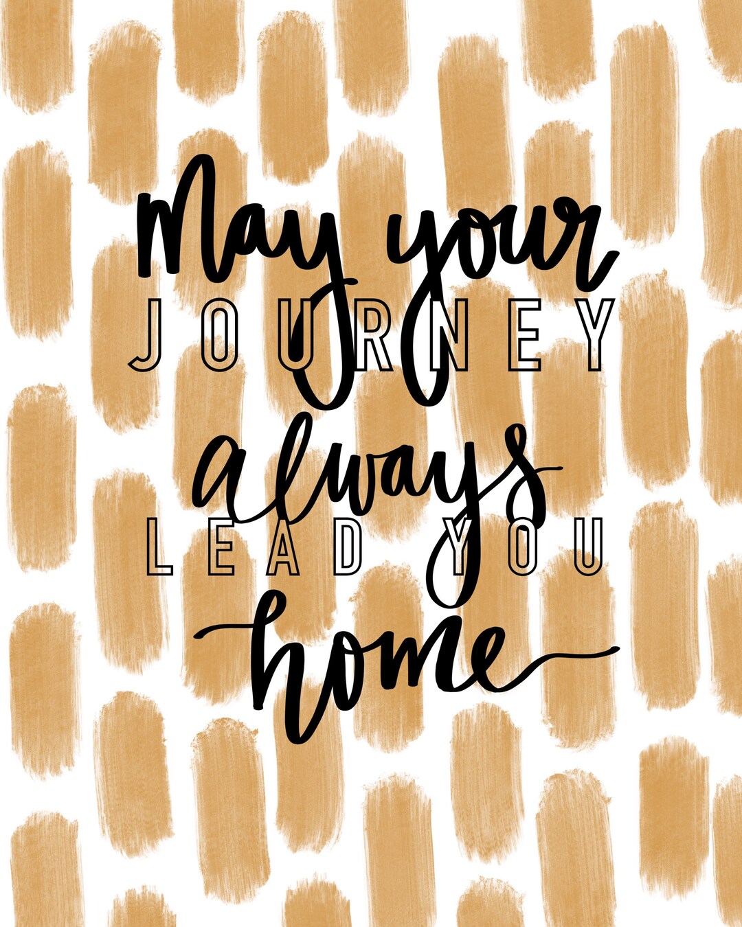 May Your Journey Always Lead You Home Print - Etsy