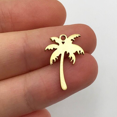 6pcs Palm Tree Charm Palm Tree Pendant Beach Tree Charms - Etsy