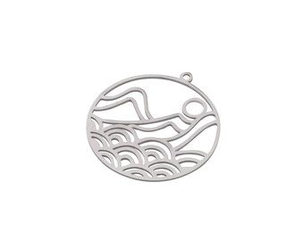 Laser Cut Stainless Steel Fish Charm, Steel Animal Charms, Laser Cut ...