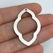 6pcs Stainless Steel Crescent Moon Connector Charm, Abstract Outline Moon Pendant, Earring Charm ...