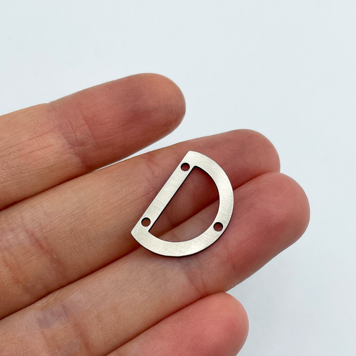 6pcs Stainless Steel Arch D Shape Connector Charm D Shaped - Etsy