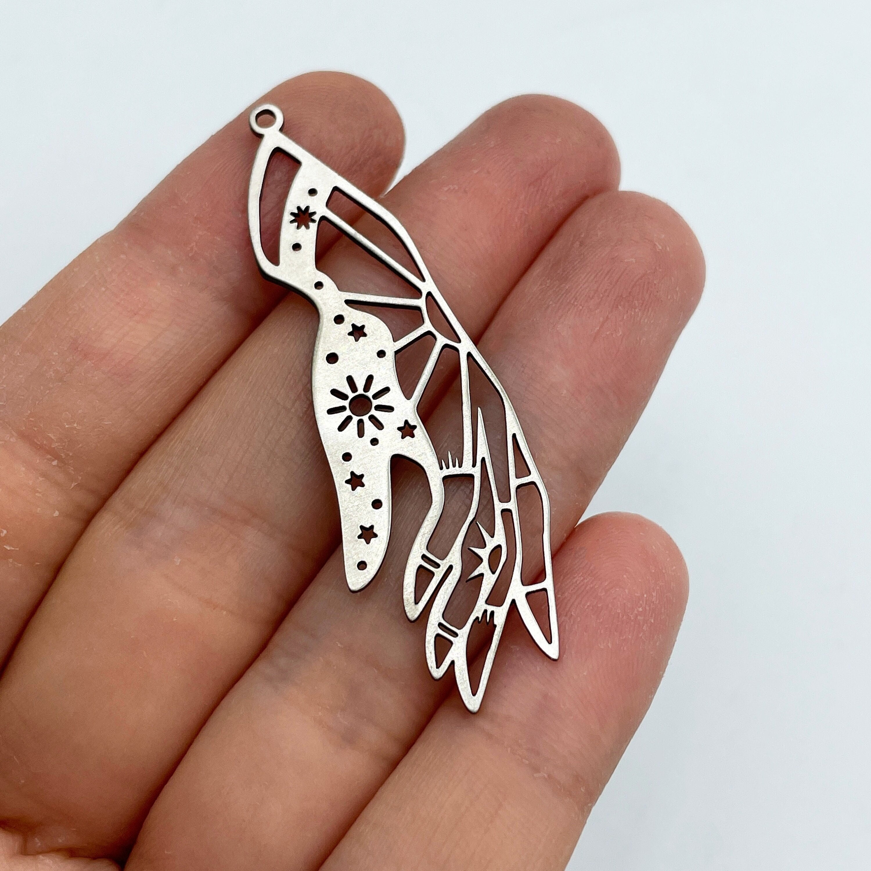 2pcs Stainless Steel Hand Charm Hand Pendant Celestial Hand - Etsy