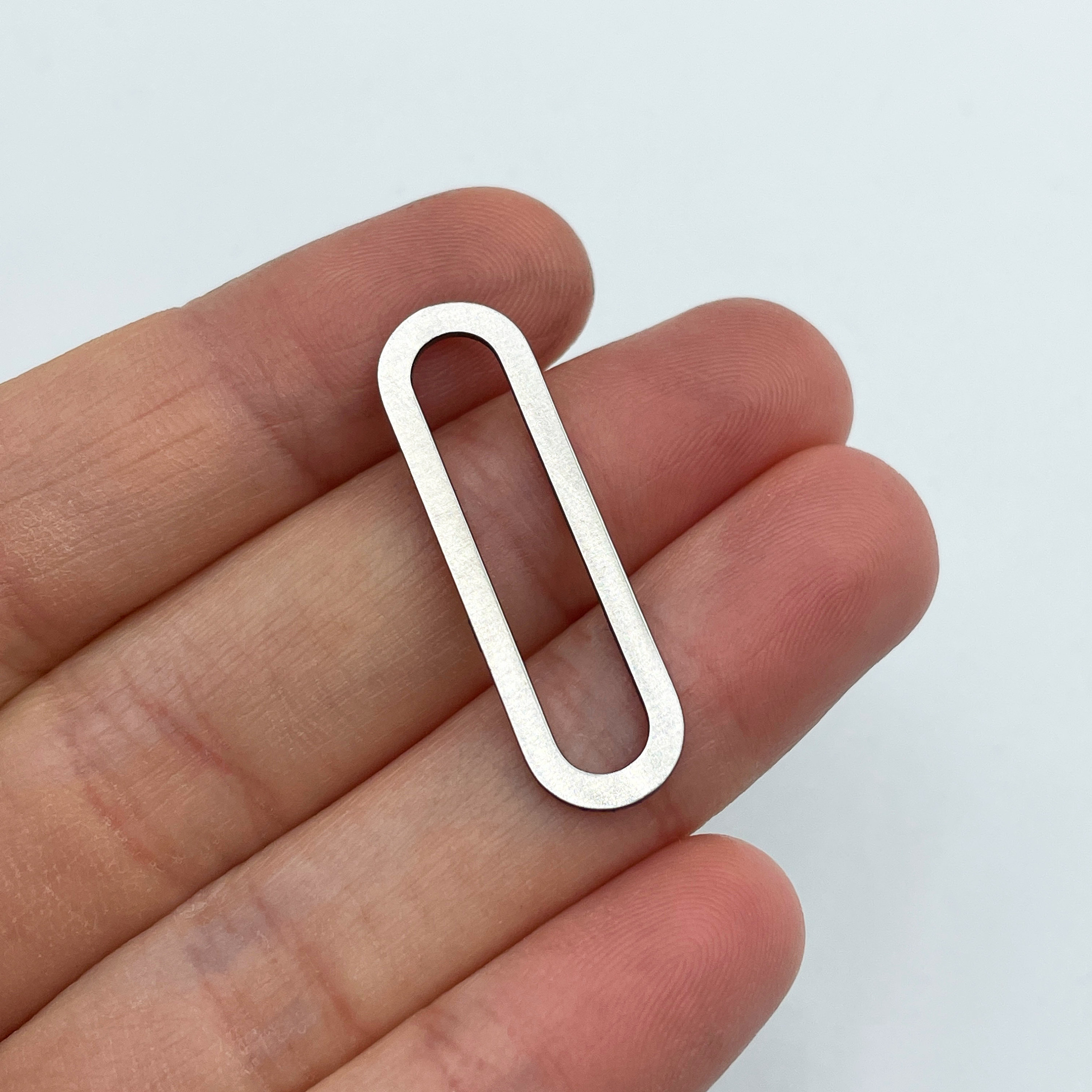 6pcs Stainless Steel Oval Connector, Oval Link Connector, Oval Ring ...