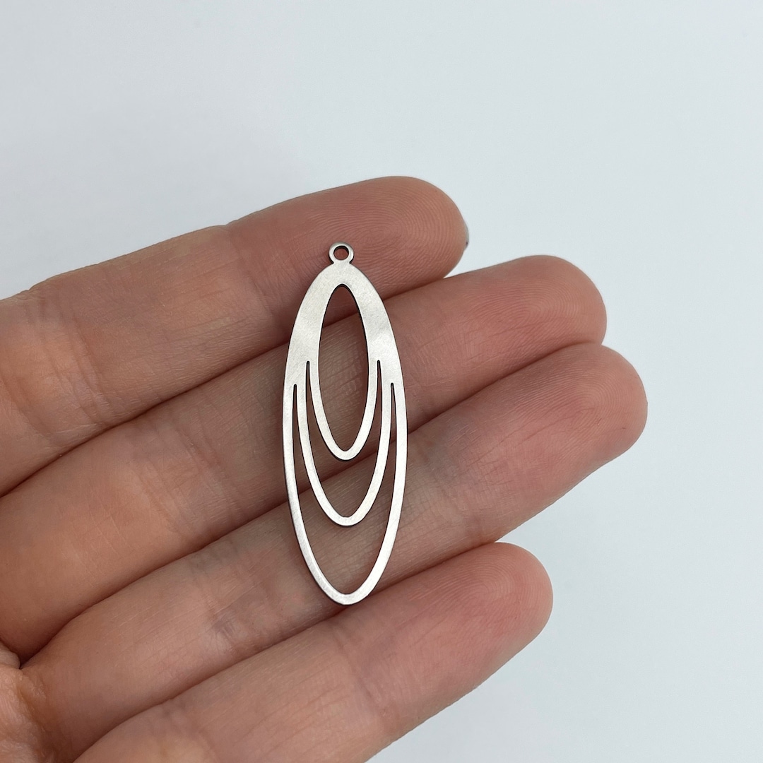 6pcs Stainless Steel Oval Connector, Oval Link Connector, Oval Ring ...